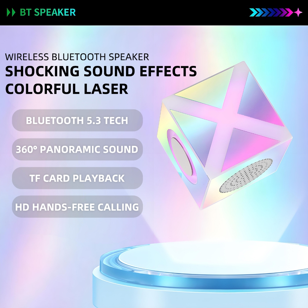 Jual D28 Speaker Portable Bluetooth 5.0 Stereo Surround Mini Desktop Speaker Outdoor Subwoofer ...