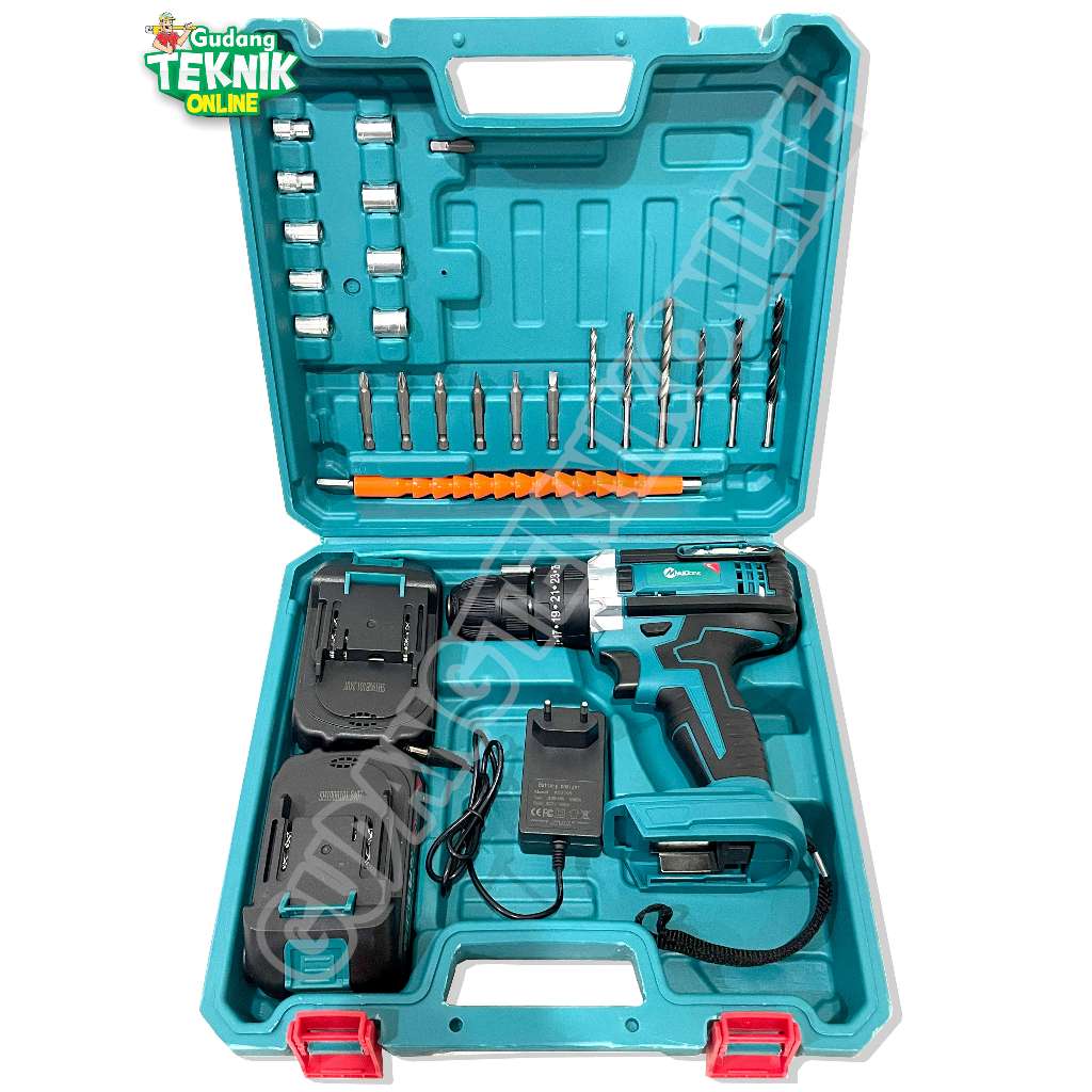 Jual Mesin Bor CORDLESS 10mm MAILTANK SH190 21V / Bor Tangan Besi Kayu ...