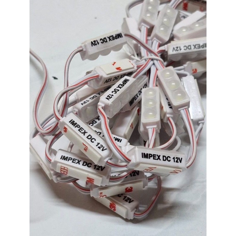 Jual LED MINI SAMSUNG IMPEX 3 MATA | WARNA PUTIH 0.6W DC 12V (100pcs ...