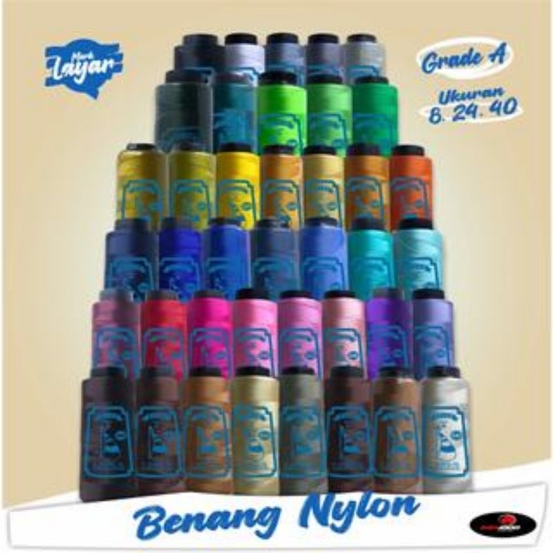 Jual Benag Jahit Nilon Cap Layar Ukuran Besar Benang Nylon Besar Size ...