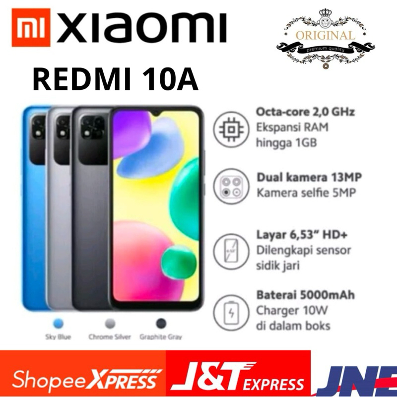 Jual XIAOMI REDMI 10A RAM 3/32GB & RAM 4/64GB | Shopee Indonesia