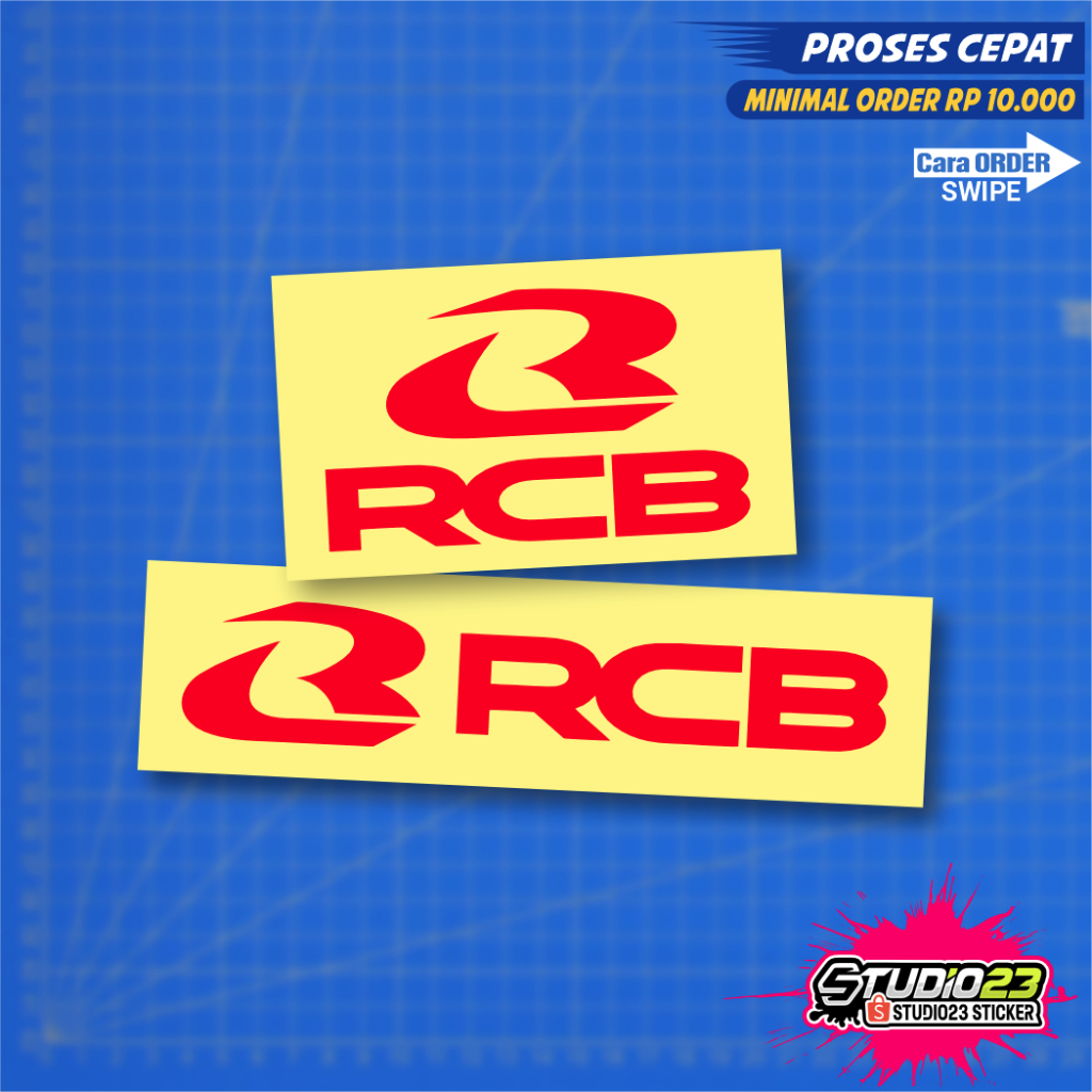 Jual Stiker Racing Boy RCB Cutting Sticker Racing Boy | Shopee Indonesia