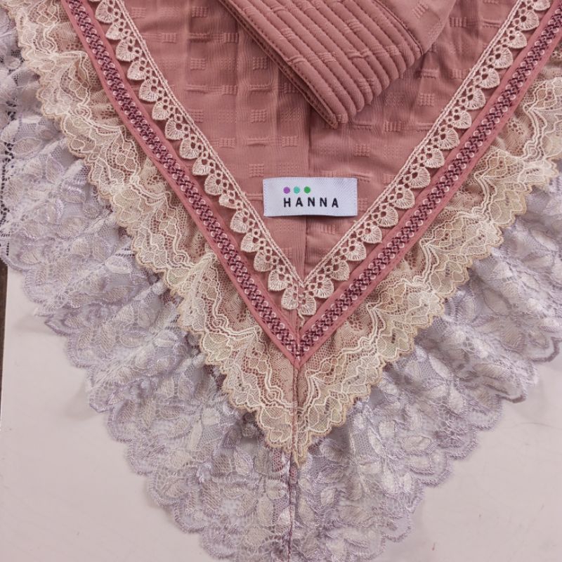 Jual BERGO INSTAN KHIMAR RENDA TIGA SUSUN TIGA MOTIF DAN PICOT MODEL ...