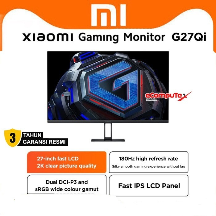 Jual XIAOMI MONITOR GAMING G27QI 2K 27" INCH 180 HZ 1 MS | PC GAMING ...