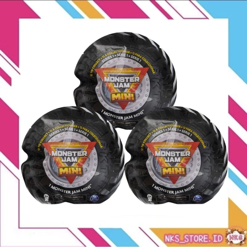 Jual TERMURAH!!! Monster Jam Mini Collectible Monster Truck 1:87 Scale ...