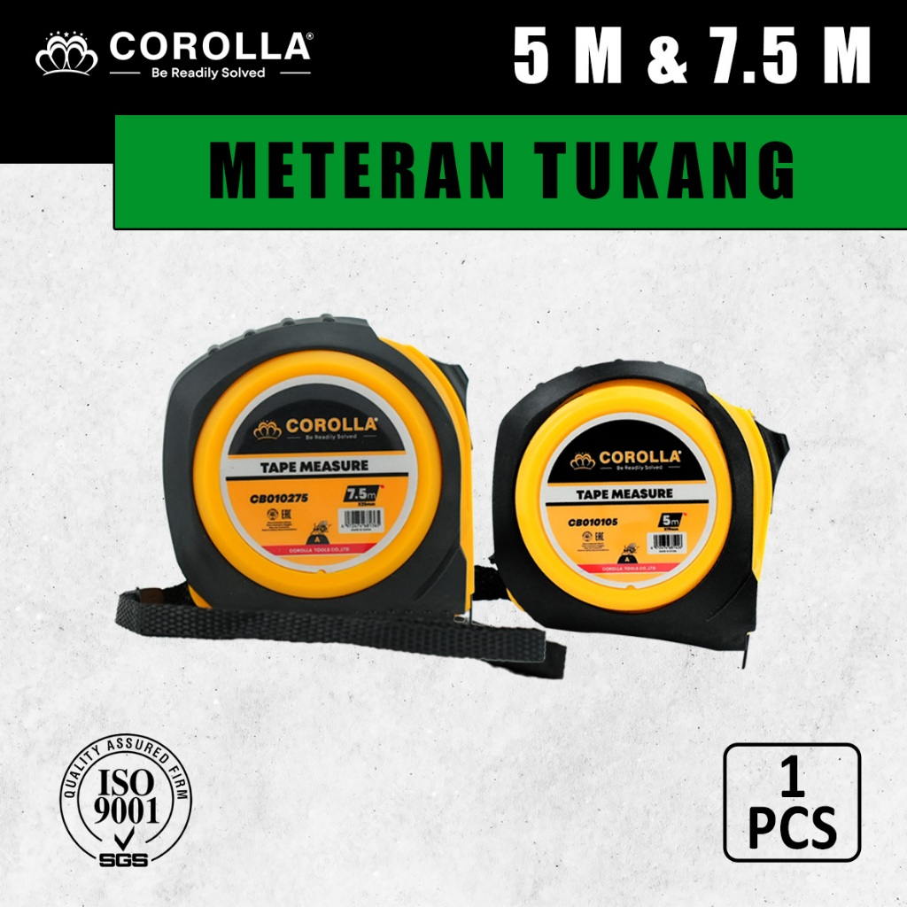 Jual Meteran Tukang / Measuring Tape / Meteran Karet 5 Meter Dan 7.5 Meter | Shopee Indonesia