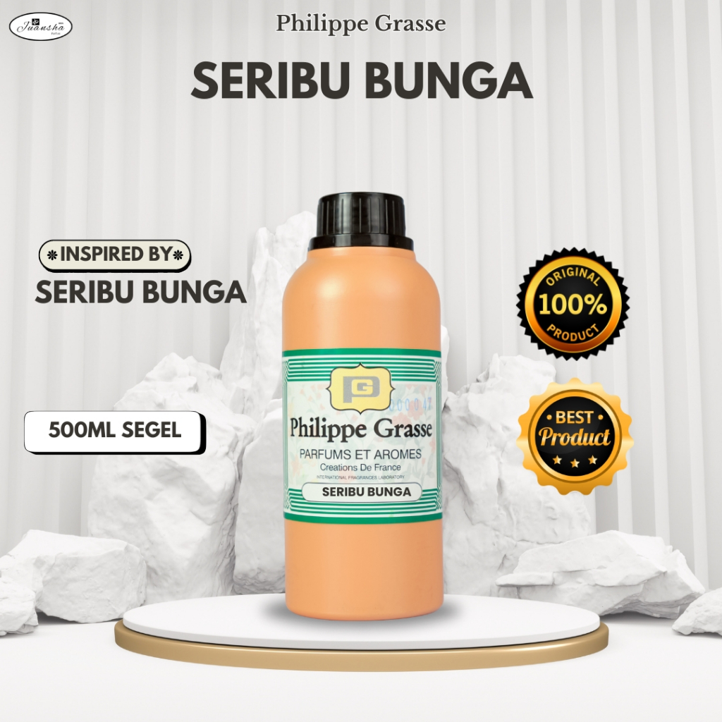 Jual bibit parfum murni SERIBU BUNGA PHILIPPE GRASSE 500ML SEGEL ...