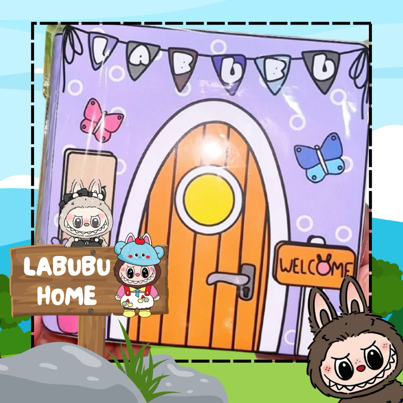 Jual PAPERDOLL LABUBU BUKU EDUKASI MAINAN KERTAS HANDMADE BUSY BOOK ...