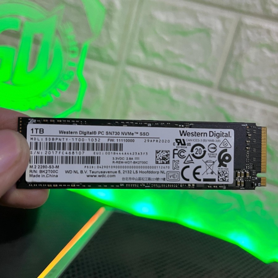Jual Western Digital WD SSD 1 TB M.2 NVMe SN730 kondisi sehat siap ...