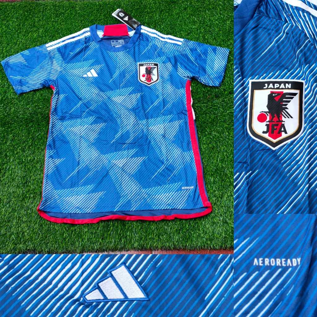 Jual JERSEY BOLA JEPANG HOME PIALA DUNIA 2022 GRADE ORI IMPORT | Shopee Indonesia