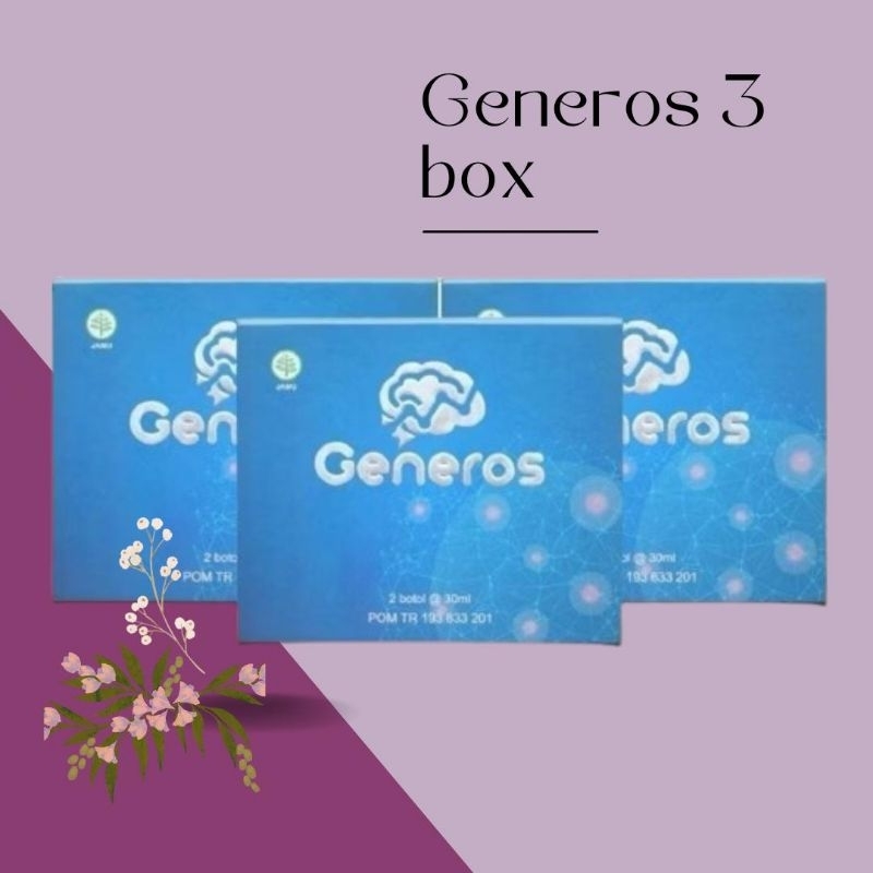 Jual (Lebih hemat) 3box Generos Vitamin Kesehatan anak | Shopee Indonesia