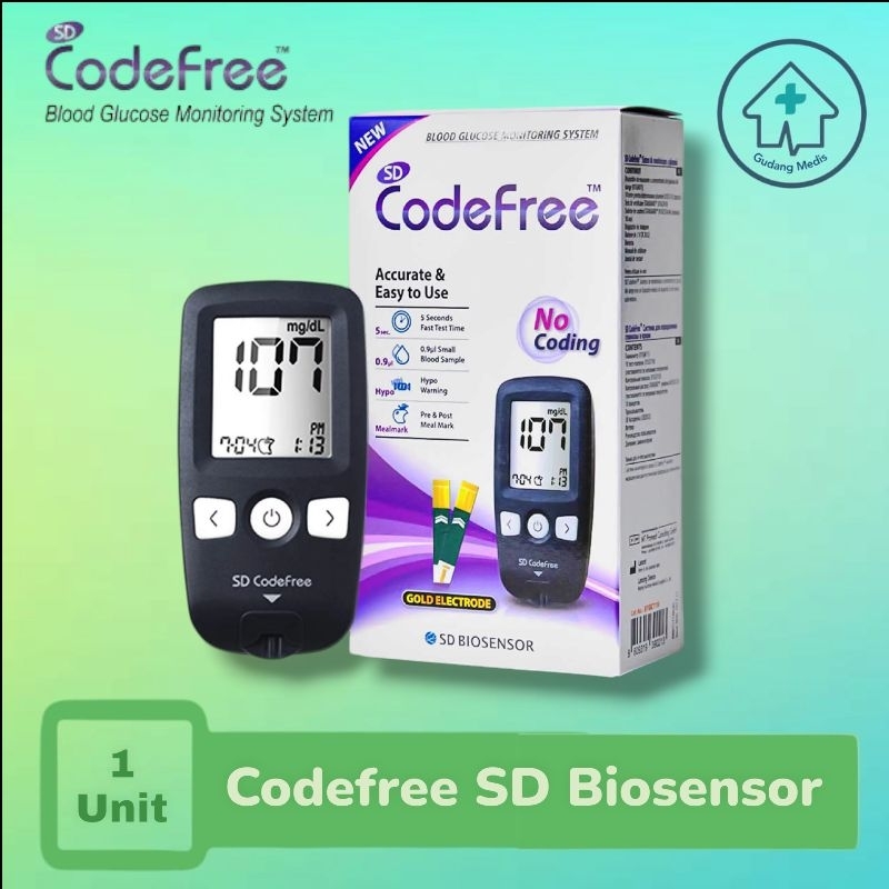 Jual Alat Cek Gula Darah SD Biosensor CodeFree Kits Cek Gula Darah Code Free SD Biosensor ...