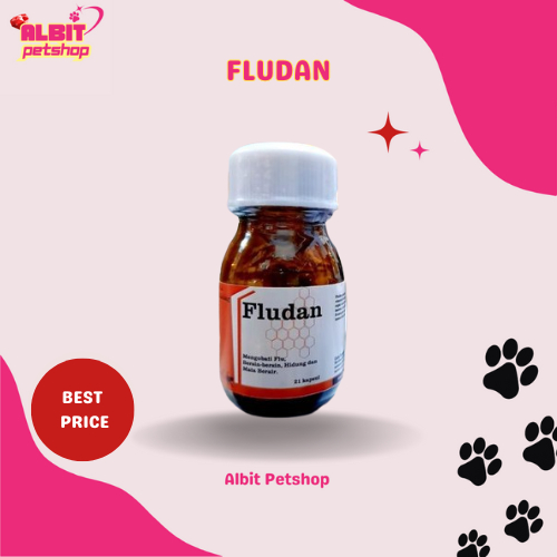 Jual Fludan 1 Botol 21 Kapsul Obat Flu Kucing Obat Pilek | Shopee Indonesia