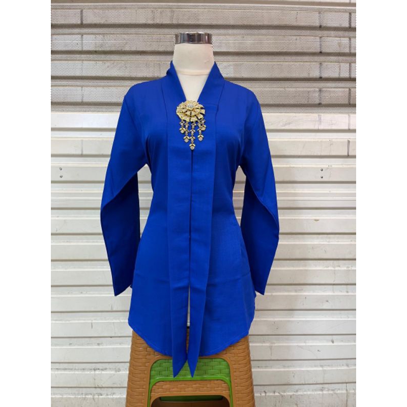Jual Atasan Kebaya Encim Kartini Polos Kebaya Seragam Kerja Kebaya ...