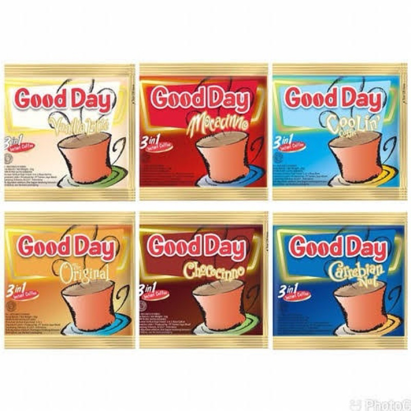 Jual Kopi Good Day varian rasa 20gr 1 renceng/ 1 dus | Shopee Indonesia