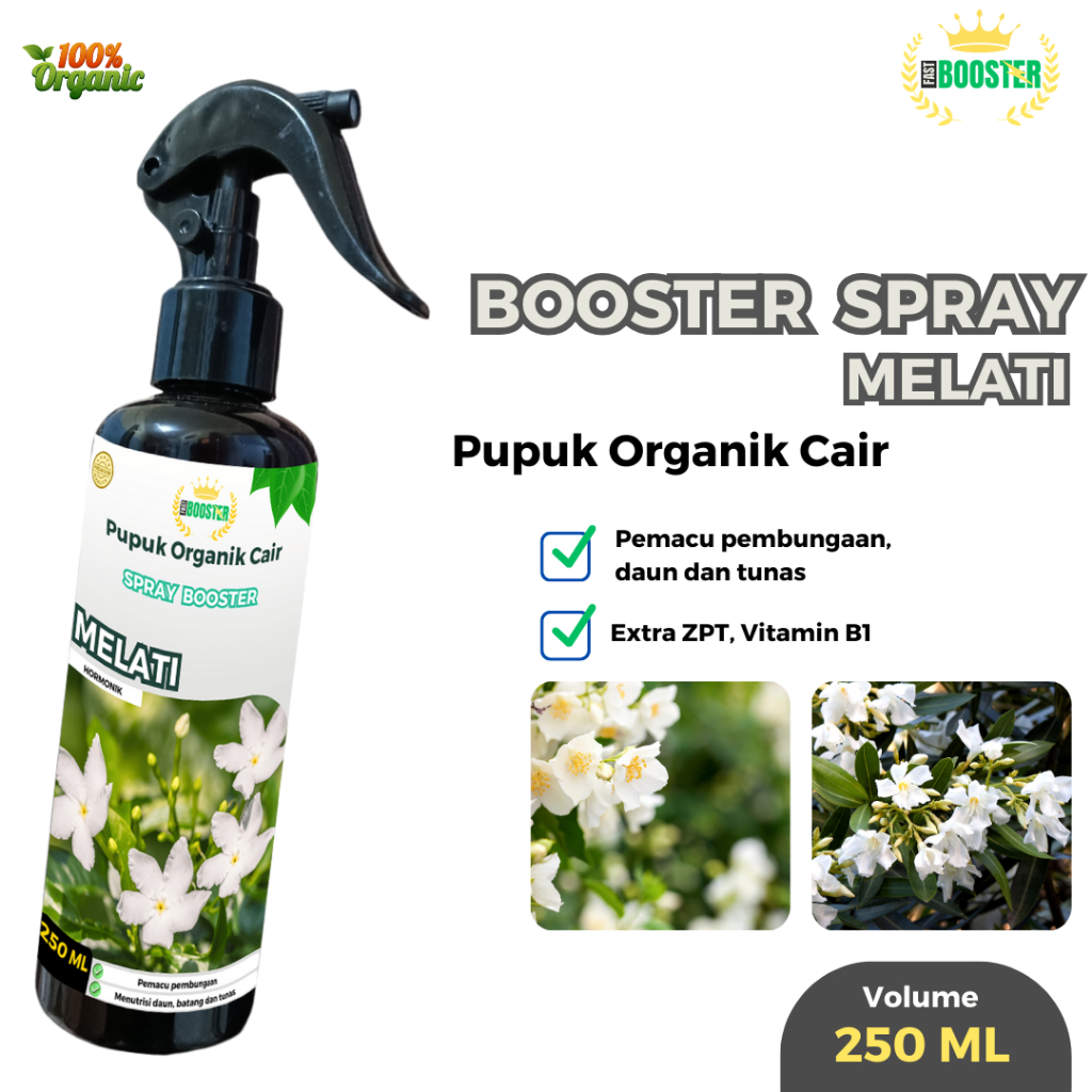 Jual Fast Booster-spray bunga melati 250 ml vitamin pertumbuhan daun ...