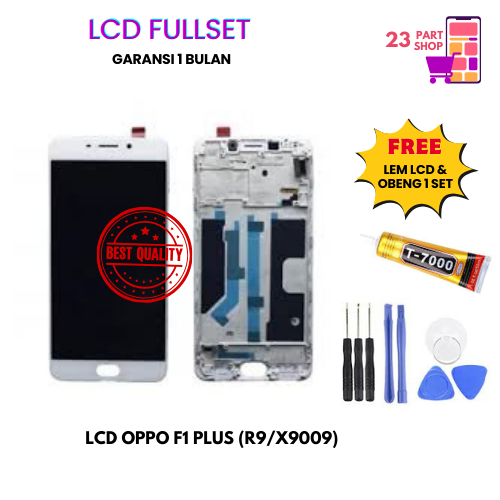 Jual LCD TOUCHSCREEN OPPO F1 PLUS+TS+FRAME MOSHI WHITE (R9/X9009 ...