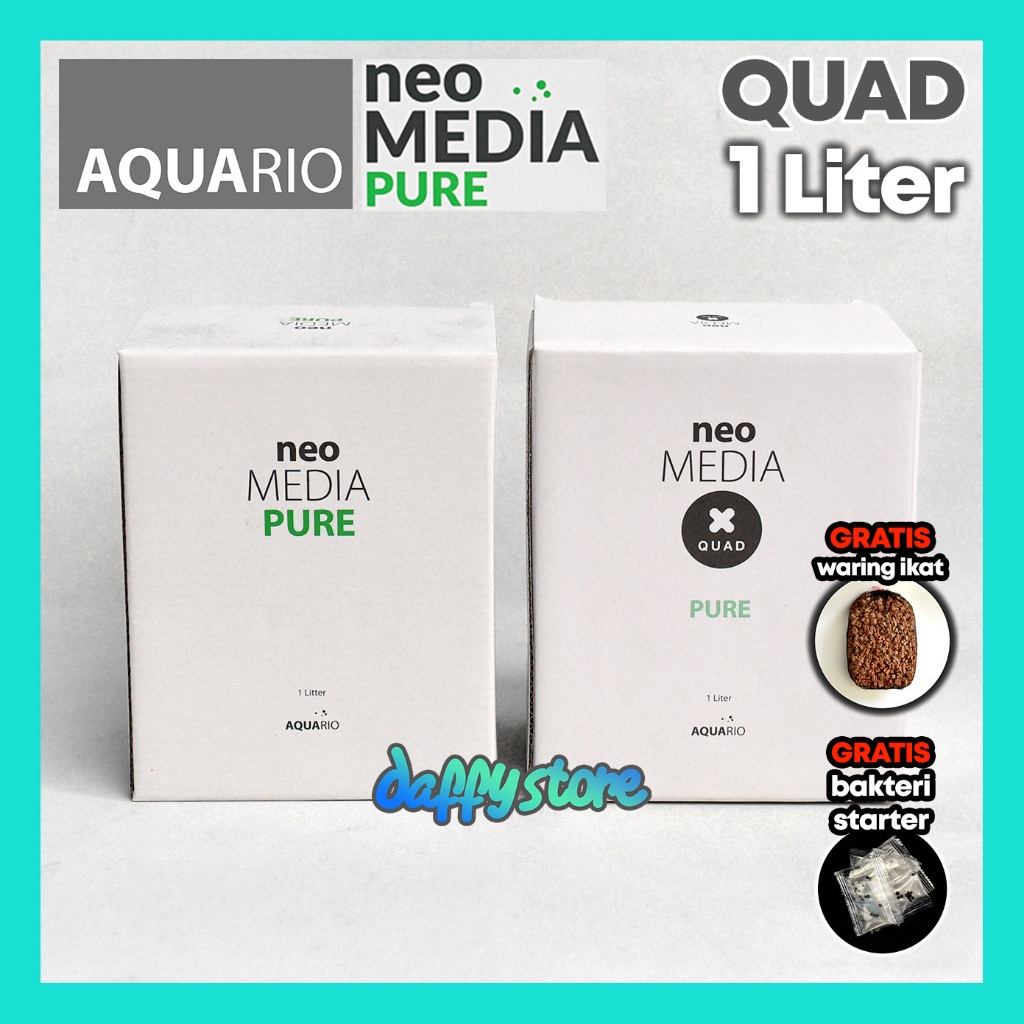 Jual Neo Media Pure 1 LITER / media filter biologis akuarium kolam ...