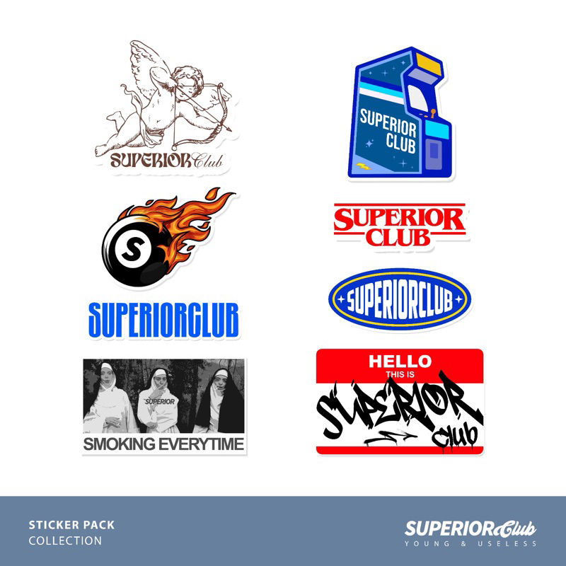Jual SUPERIOR Club - Sticker Pack | Shopee Indonesia