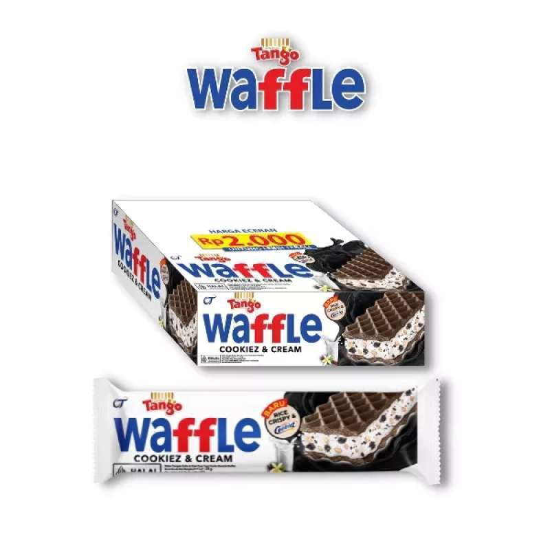 Jual Tango Waffle Cookiez & Cream (1 box/12 pcs) | Shopee Indonesia
