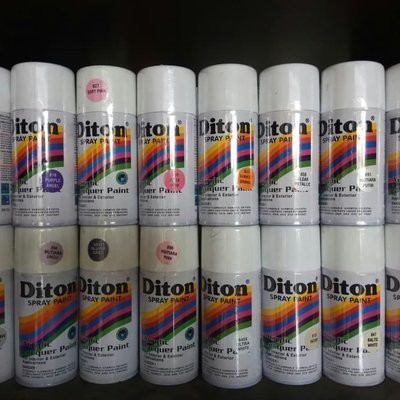 Jual Cat Semprot Diton Fluorescent 300cc Semua Warna Stabilo Kemasan ...
