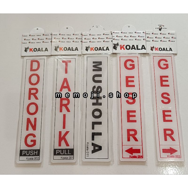 Jual Sign Board Papan Nama Penanda Ruangan Acrylic Label | Shopee Indonesia