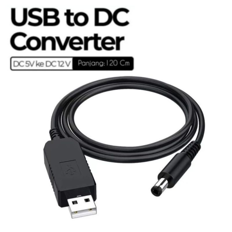 Jual Kabel Step Up Usb 5V To 12V DC Power Supply Charger Converter ...