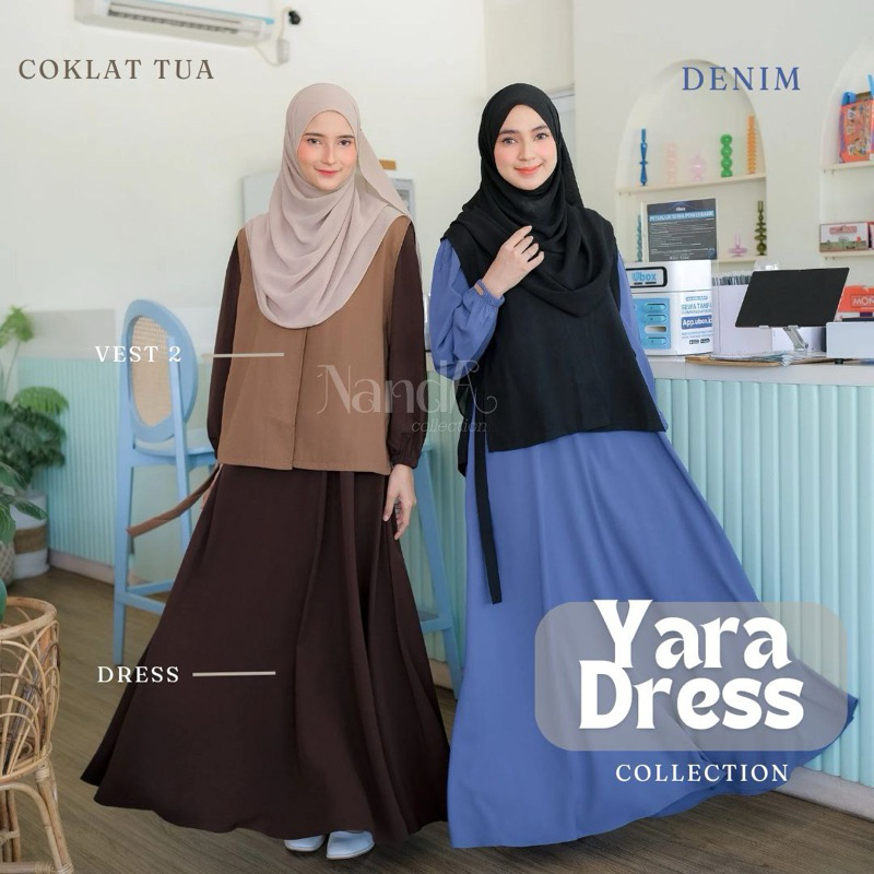 Jual Nanda Collection Gamis lWolfis Premium YARA Dress Pakaian Muslim Wanita | Shopee Indonesia