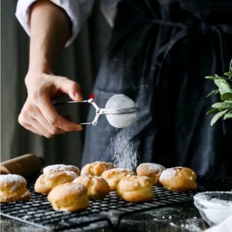 Jual Saringan Teh Matcha Rempah Stainless Tea Ball With Handle Penabur ...