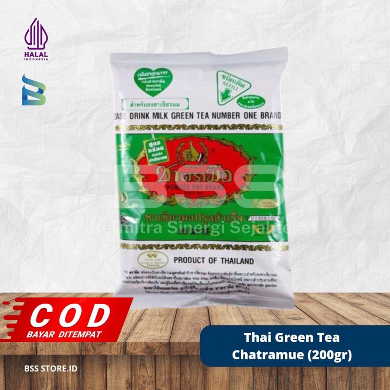 Jual BSS STORE - Bubuk Minuman Chatramue GreenTea Thailand 200 gram ...
