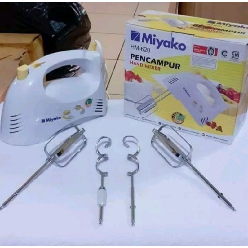 Jual MIXER HAND MIYAKO HM-620 mixer tangan mixer genggam mixer ...