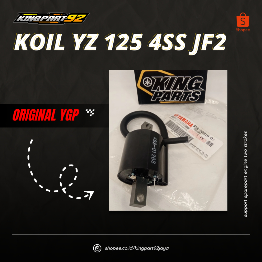 Jual Coil Koil Yz 125 4SS-82310-00 Japan Original Yamaha | Shopee Indonesia