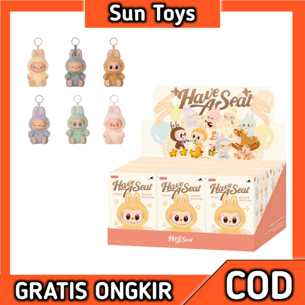 Jual Labubu Duduk V2 Labubu Have a Seat PopMart V2 GEN 2 The Monsters ...