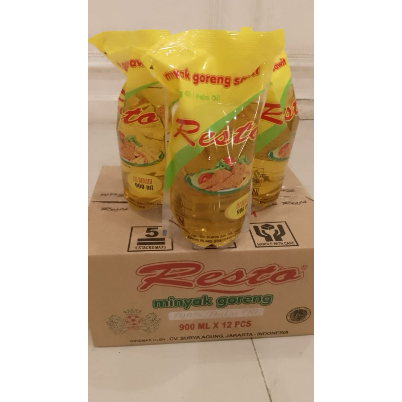 Jual Minyak Goreng Resto 900ml 1 Dus | Shopee Indonesia