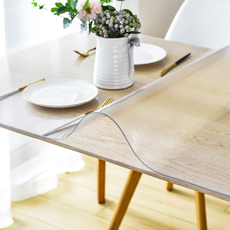 Jual Taplak Meja Bening/Plastik Mika Transparan/Taplak Meja Plastik Ukuran 70 x 135 | Shopee ...