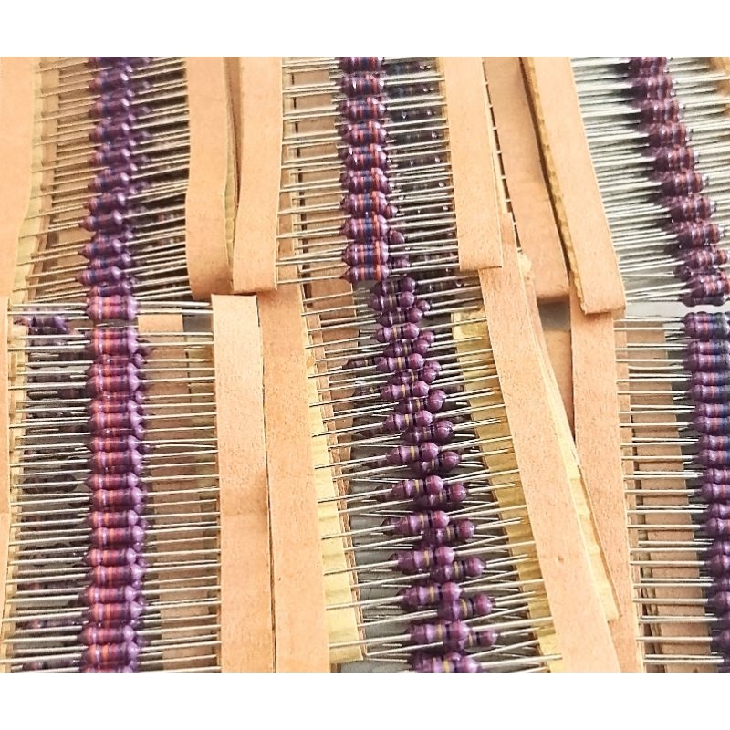 Jual resistor 1/4watt berbagai nilai (baca deskripsi) kaki tembaga 10pcs | Shopee Indonesia