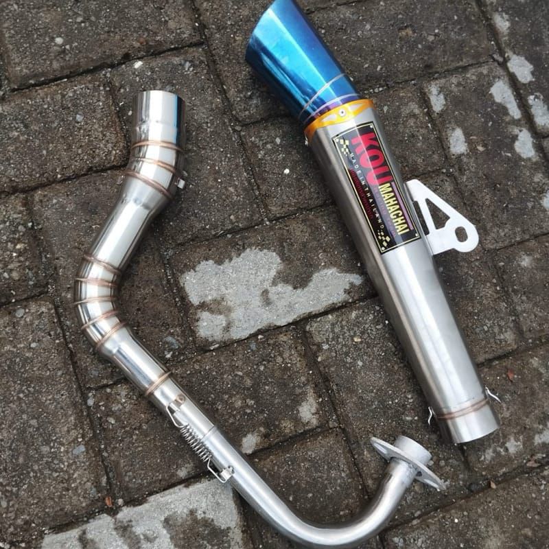 Jual Power pipe kou canister 51mm for mio i 125 Honda click 125i Nmax ...