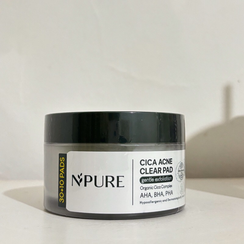 Jual [ORIGINAL] NPURE Acne Cica Clear Pad Gentel Expoliation | Shopee ...