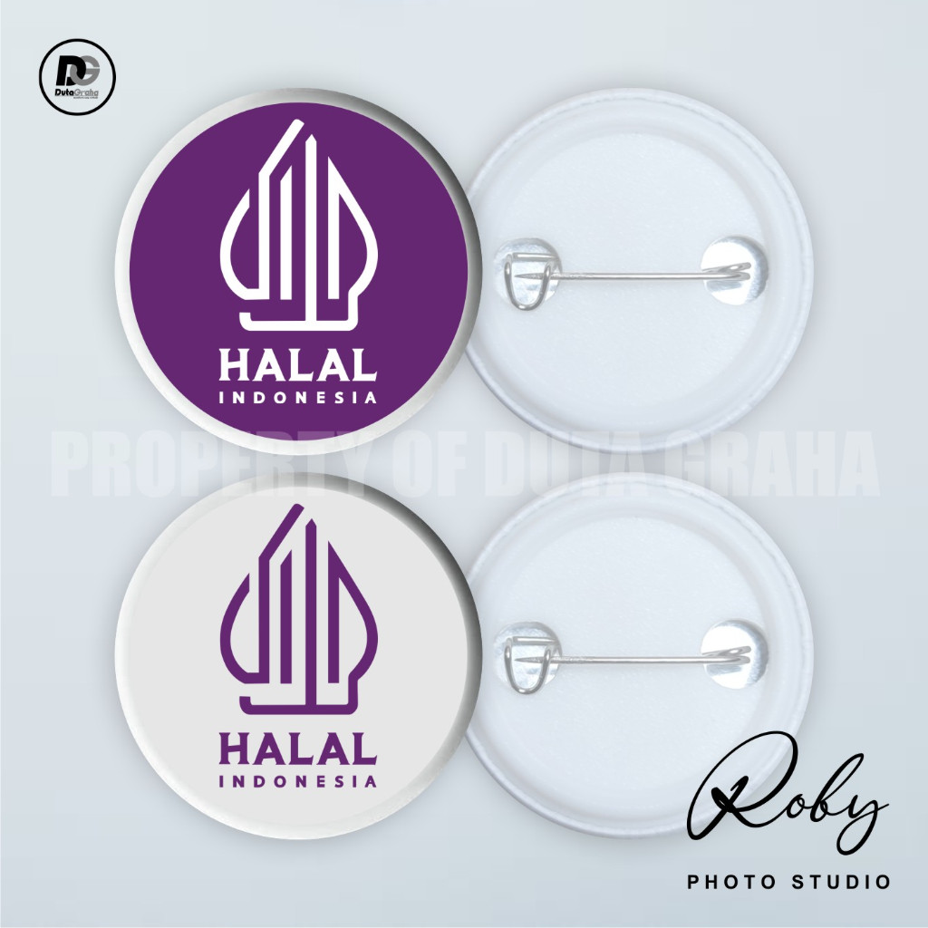 Jual [PIN PRESS] HALAL INDONESIA LOGO Pin Bros Aksesoris Souvenir ...