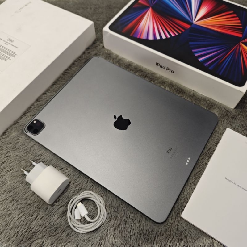 Jual iPad Pro M1 256GB 12.9inch iBox Mulus Fullset Original | Shopee ...