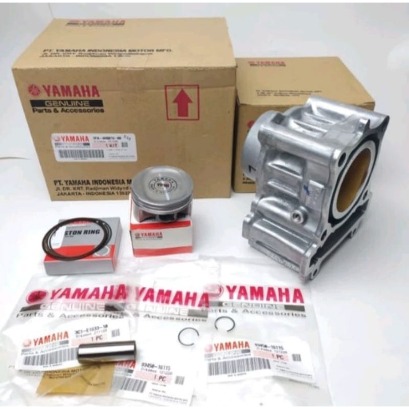 Jual BLOK SEHER PISTON KIT CYLINDER BLOCK VIXION OLD NEW (NVL) 1PA ORIGINAL YAMAHA | Shopee ...