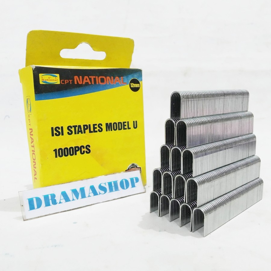 Jual Isi ulang staple Staples gun refill tembak tipe model U leng12mm ...