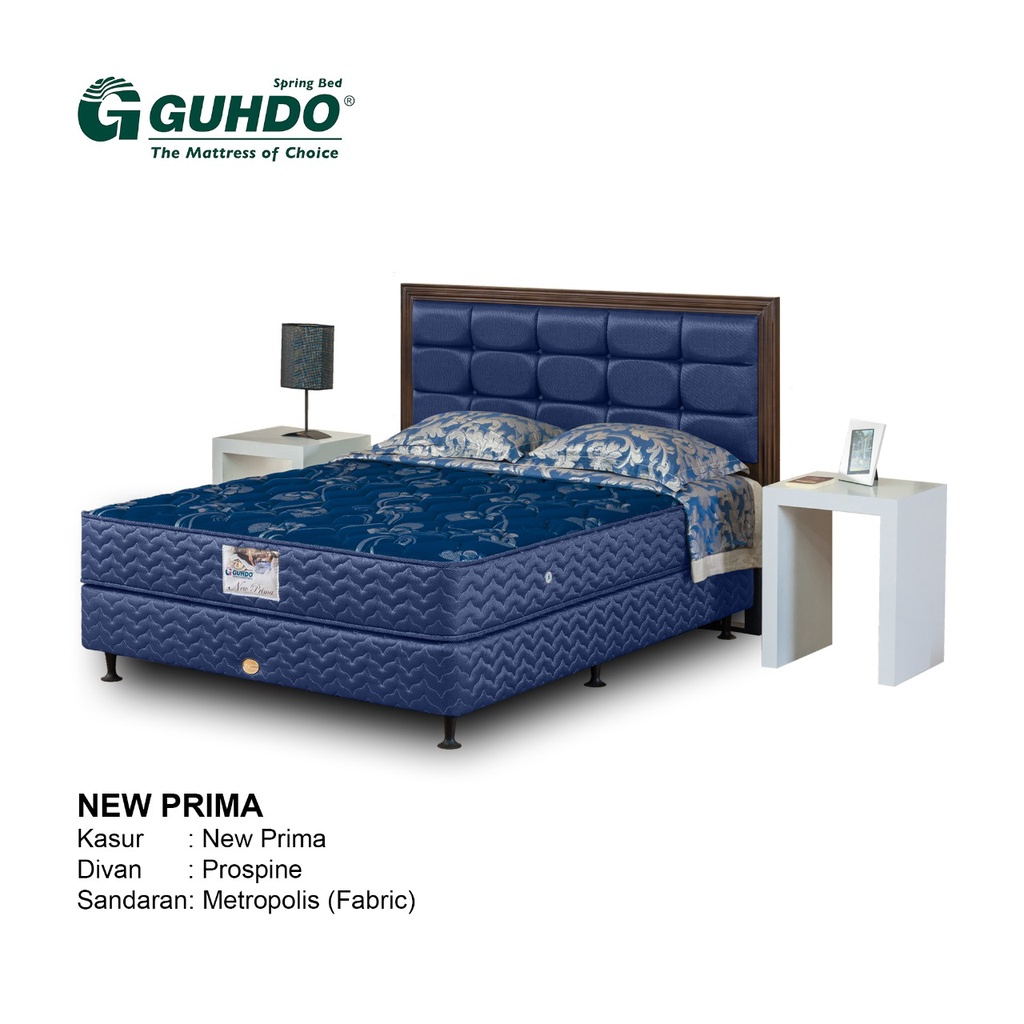 Jual Bed Set Spring Bed Guhdo New Prima - Metropolis Prospine Style Full Set | Shopee Indonesia