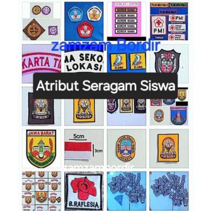 Jual PD Delima Seragam Atribut Seragam Sekolah Custom, Nama Siswa, Nama ...