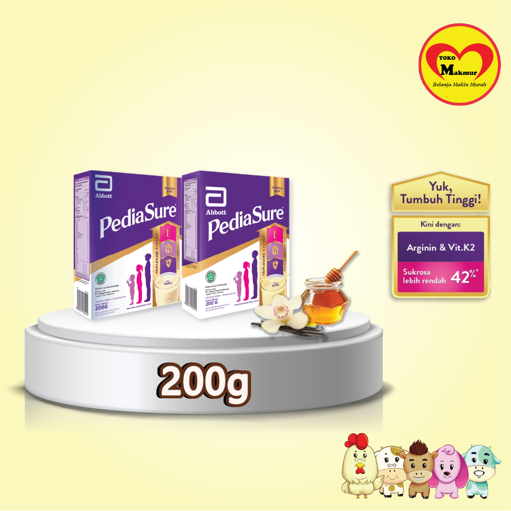 Jual Pediasure Triplesure Vanila / Madu 200gr + Bubble / Toko Makmur Online | Shopee Indonesia