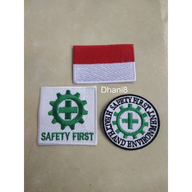 Jual Logo safety first bordir | Shopee Indonesia