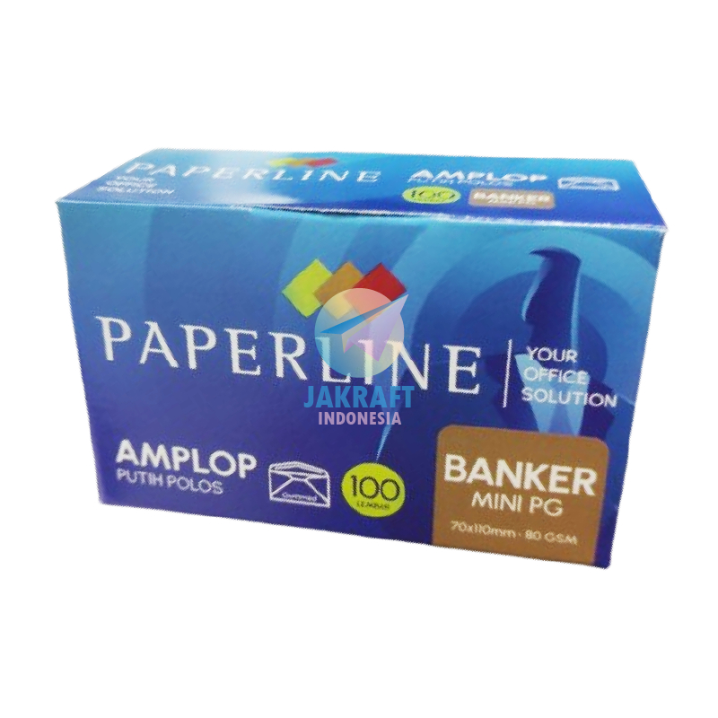 Jual (100 Pcs) Amplop Mini Uang Santunan PAPERLINE Banker Visit Putih ...