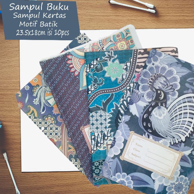 Jual sampul buku motif batik 1pack | Shopee Indonesia