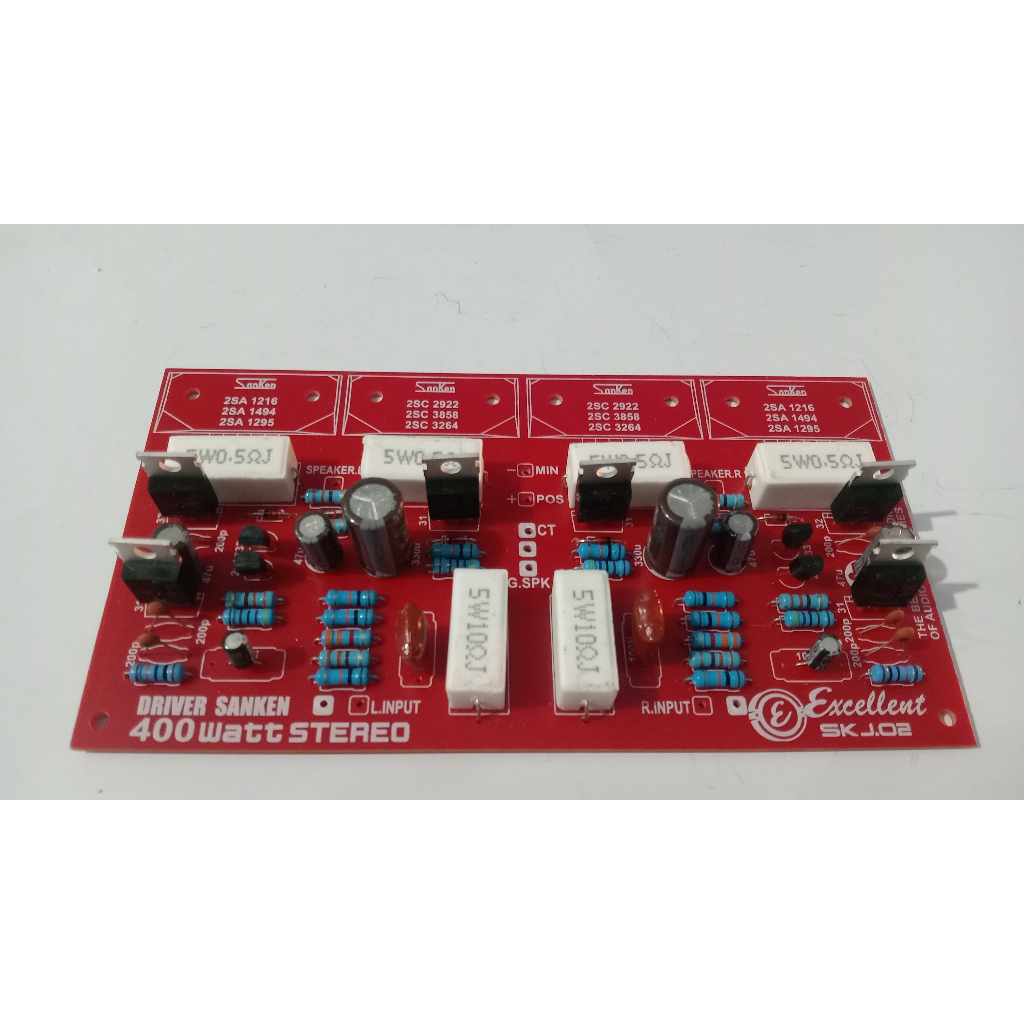 Jual KIT DRIVER POWER AMPLIFIER SANKEN SAFARI 400 WATT STEREO TYPE SKJ.02 #18 | Shopee Indonesia