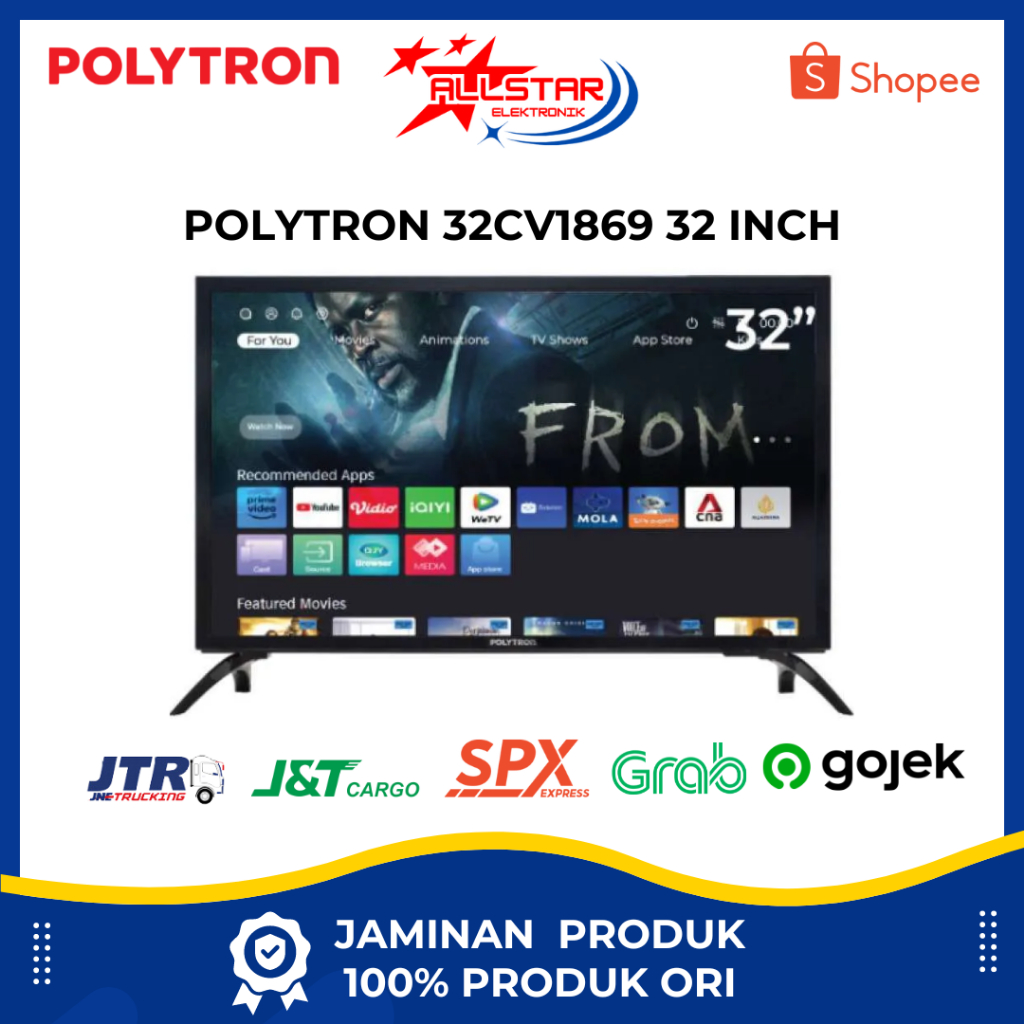 Jual POLYTRON SMART TV DIGITAL 32 Inch HD DIGITAL TV DVB-T2 - PLD ...